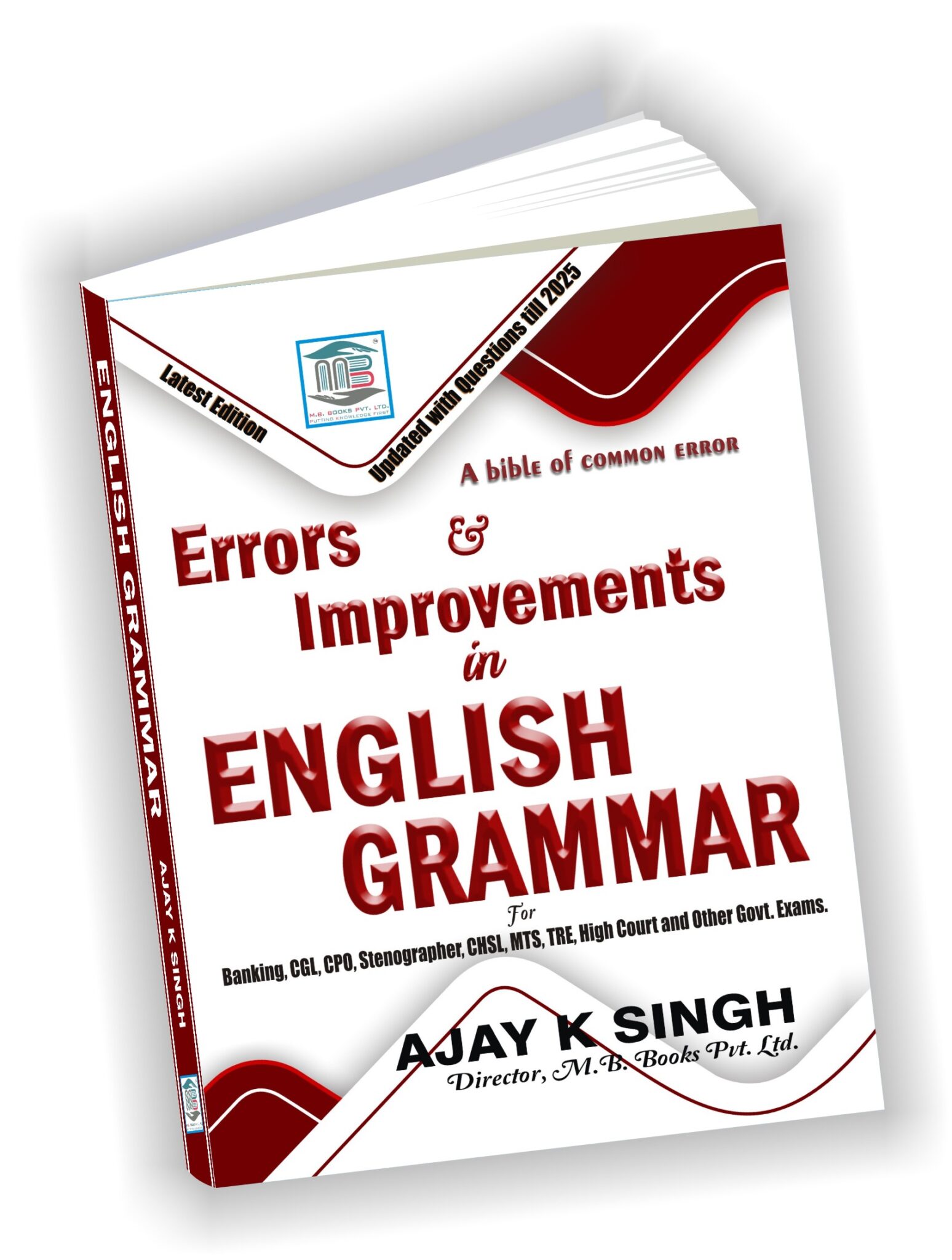 ERRORS & IMPROVEMENTS IN ENGLISH GRAMMAR – MB Books – Competitive ...